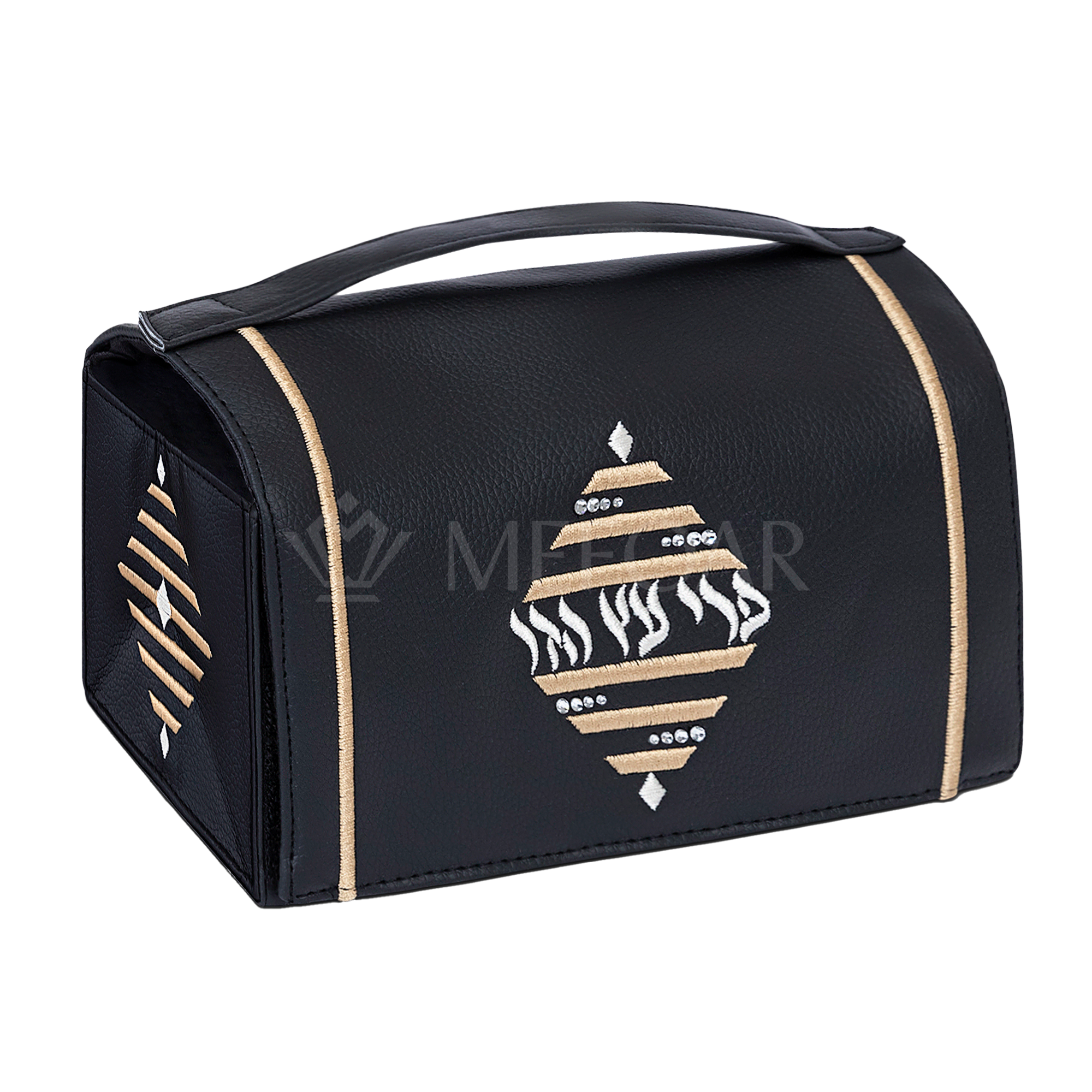 Black Leather Esrog Holder #248B – Mefoar Fine Judaica